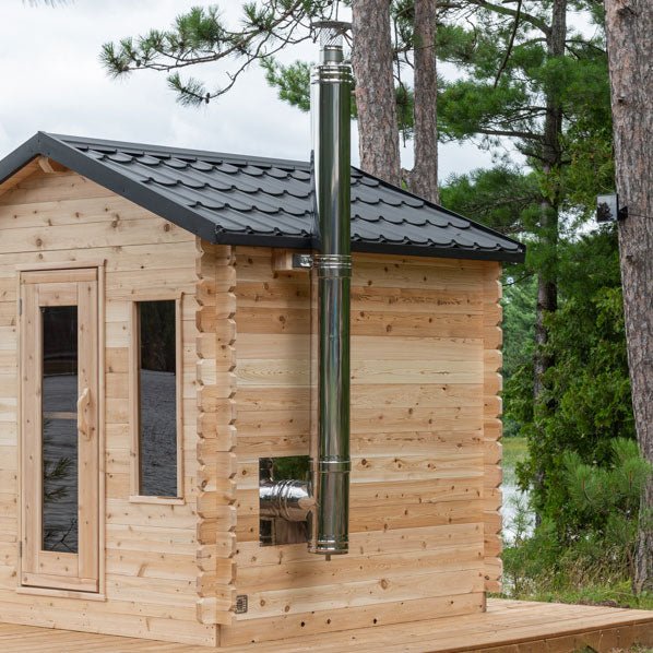 LeisureCraft Chimney Set for Back or Side Wall Installation — West ...