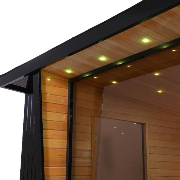 Vista Retreat: Modern Outdoor Traditional Sauna, 2-3 Person