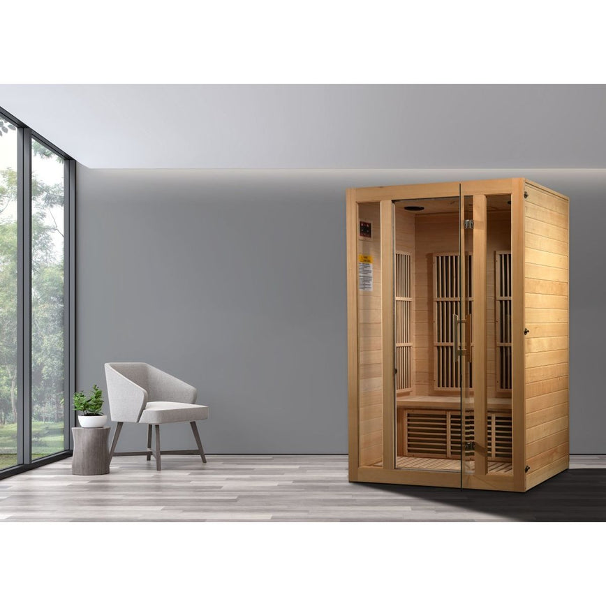 Maxxus Seattle 2 Person FAR Infrared Dry Sauna MX-J206-01 — West Coast ...